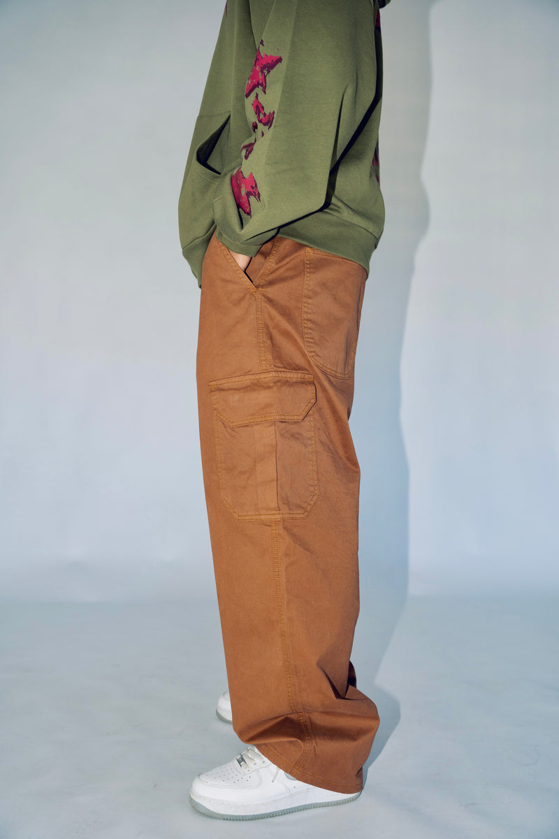 CARGO PANTS - BROWN – COCOCÉRLO
