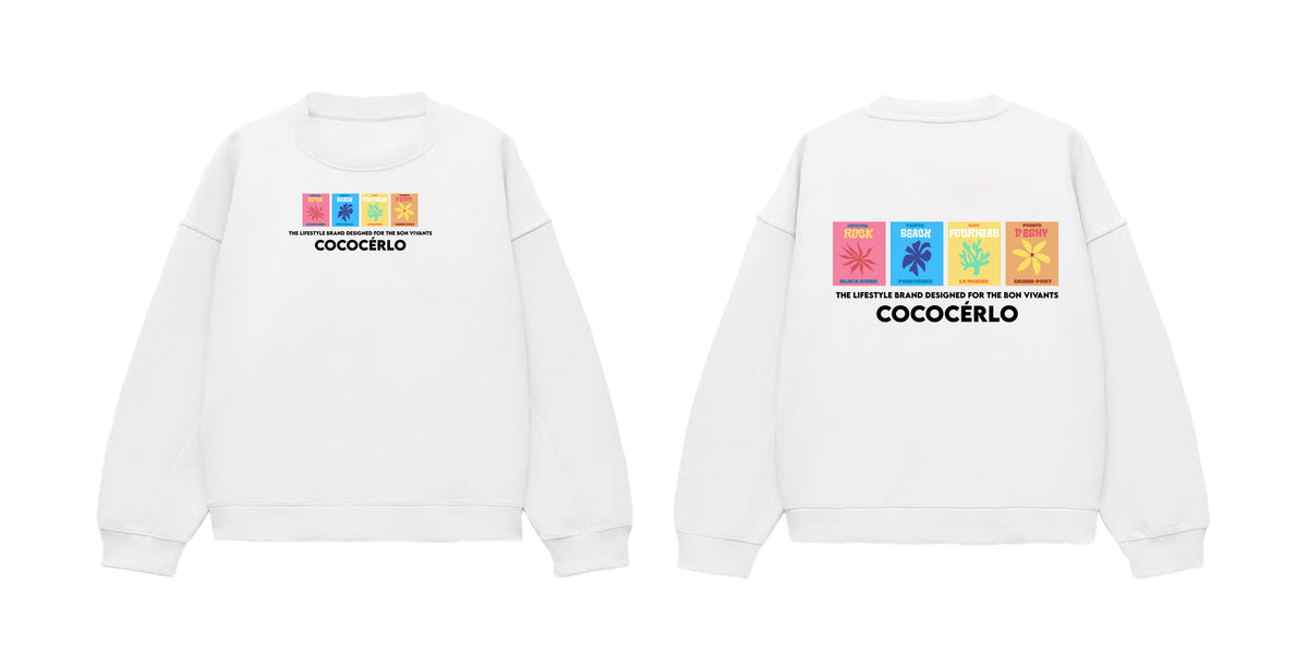 LE PARADIS SWEATER - WHITE – COCOCÉRLO